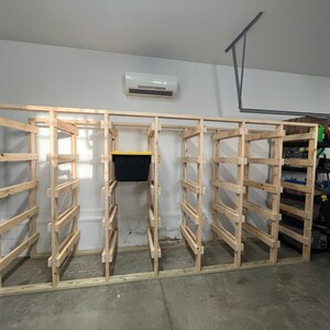 DIY Tote Rack Plans for the Commander 27-gallon Bins Sold by Lowes 4 ...