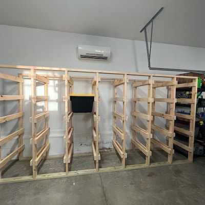 DIY Tote Rack Plans for the HDX 27-gallon Bins Sold by Home Depot 3 ...