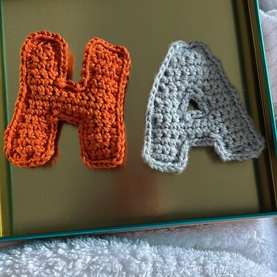 Crochet Uppercase Letters Pattern Soft Plush Letters Crochet Alphabet ...