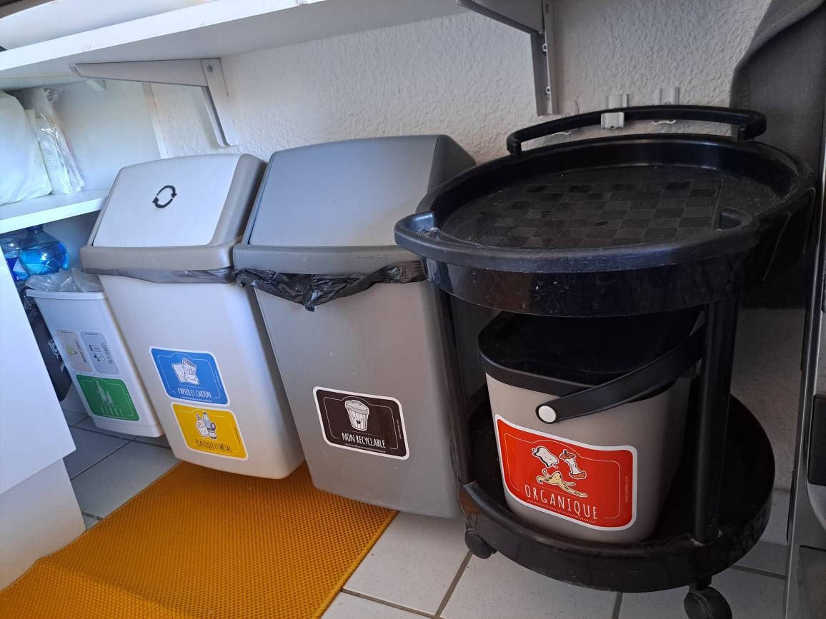 Set of 7 Selective Sorting Labels to mark recycling bins and facilitate ...