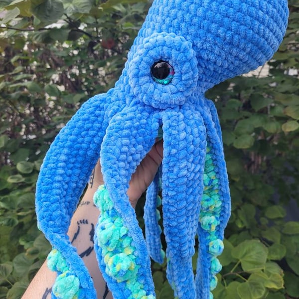 Octo Mama and Baby Crochet Pattern Pdf Amigurumi Octopus Under the Sea ...