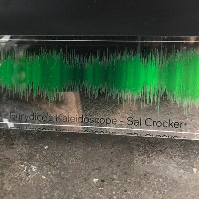 Sound Wave Block Personalised Sound Wave Audio or Song Acrylic Block - Etsy