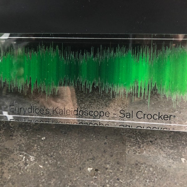 Sound Wave Block - Personalised Sound Wave Audio or Song Acrylic Block ...