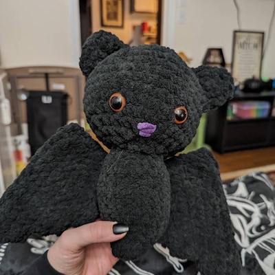 PATTERN: Plush Binx the Bat Pattern Amigurumi Chunky Bat Pattern Super ...