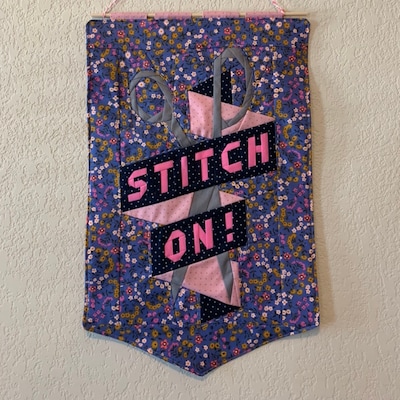 STITCH ON Banner PDF Pattern - Etsy