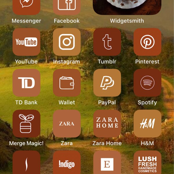 50,000+ Sunset Minimalistic App Icon Pack | IOS 14 | IOS 15 | Widgets ...