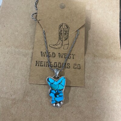 Kingman Turquoise Lightning Bolt Cabochon - Etsy