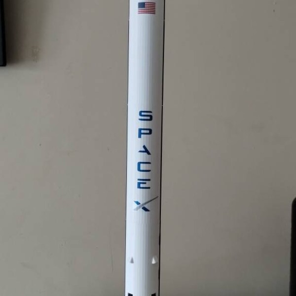 Spacex Falcon 9 Fairing Payload 60cm Tall Display Rocket Model 1:110 ...