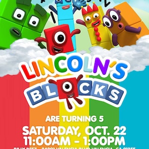 Numberblocks Thank You Tags - Etsy Canada