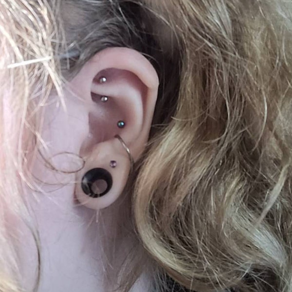 16g 14g Externally Threaded Implant Grade Titanium Silver Titanium ...