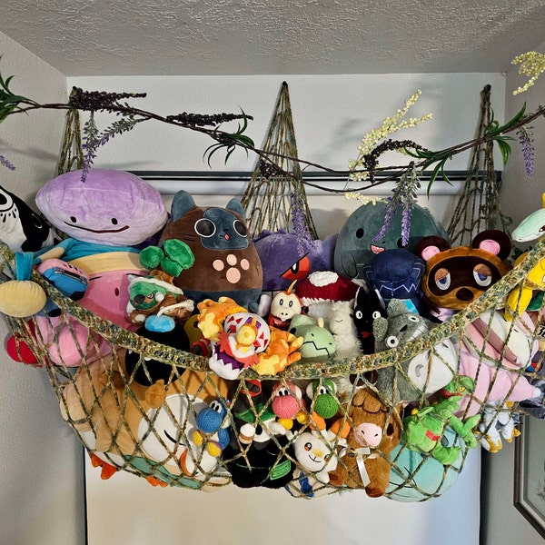CROCHET PATTERN: Extra Large Stuffed Animal Squishmallow Corner Hammock ...
