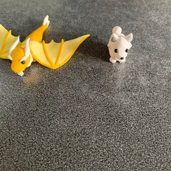 Adopt Me Pets Figures Parrot,queen Bee,frost Fury,snow Owl,owl,pink Cat ...