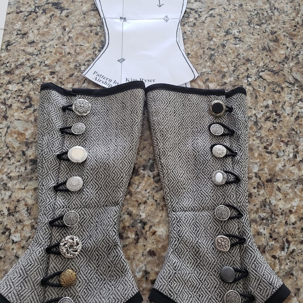 Steampunk Military Spats Sewing Pattern - Etsy