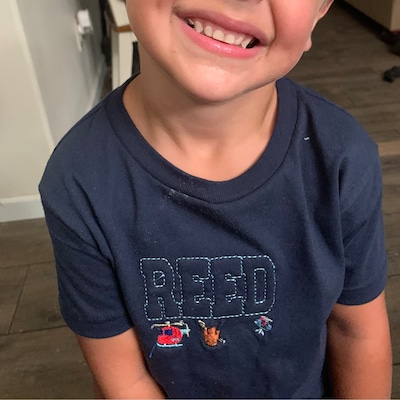 DAD 3D Puff Applique Design Varsity Embossed Embroidery Font Puff Foam ...