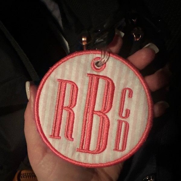 Backpack Name Tag Bag Tags Luggage Tag Fabric Name Tag Fabric ...