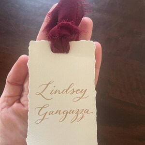 Tropical Palm Leaf Name Tags Handwritten Monstera Names With Hole Punch ...