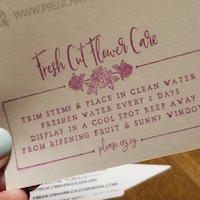 Wildflower Seed Packet Rubber Stamp Garden Stamp Seed Saving Stamp ...