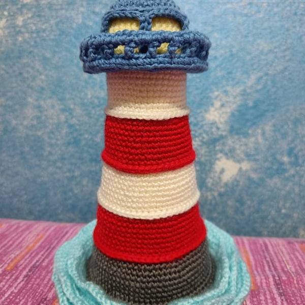 Crochet PATTERN Lighthouse - Crochet Lighthouse - Pdf Pattern ...