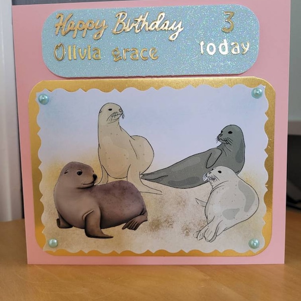 Sea Lion Sticker Pack Waterproof Vinyl Decal Marine Mammal Stationery ...