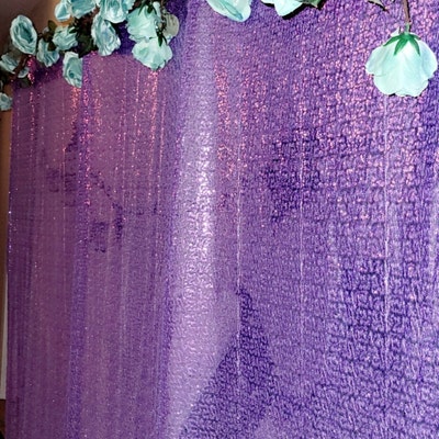 Purple Glitz Sequin Backdrop Photo Booth Backdrop Sequin - Etsy