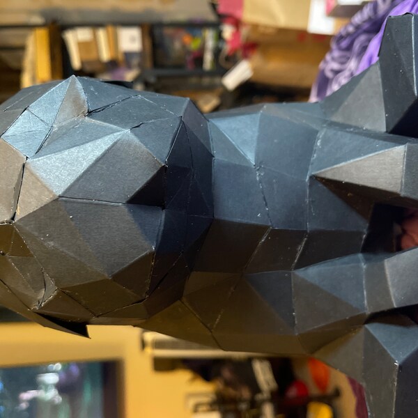 Pug Paper Model ,papercraft , DIY , Low Poly , PDF Papercraft , Pug ...