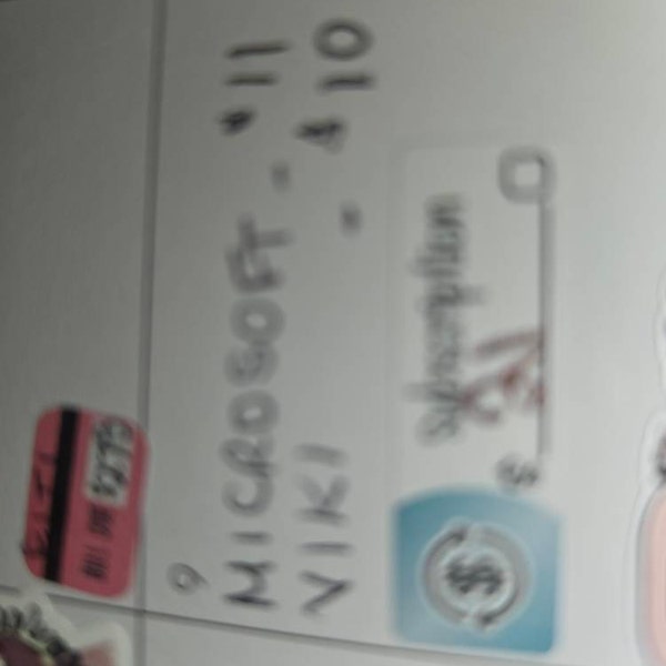 A5 BILL TRACKER STICKERS : 2 Colors, 1 Black, Printed Version. Fits ...