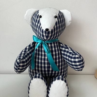 SIMPLE Memory Bear Pattern 18 mamie Bear With VIDEO Tutorial Easy Teddy Bear Pattern Keepsake ...