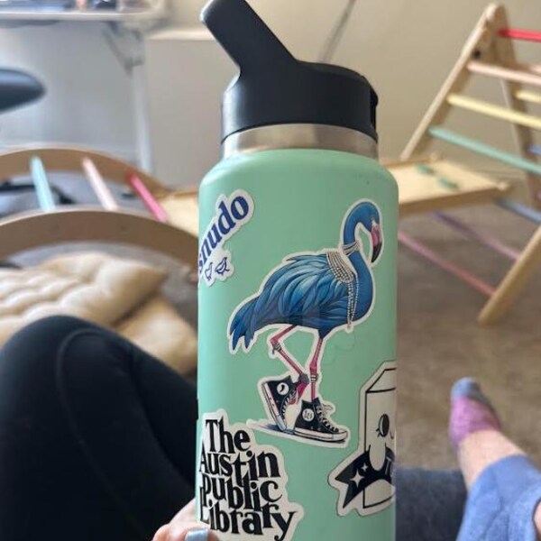 ROSE Post It Note Holder Vinyl and Paper Handmade - Etsy