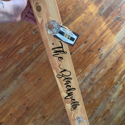 Couples Wedding Shot Board, Shot Board, Mini Ski Board for Shots ...