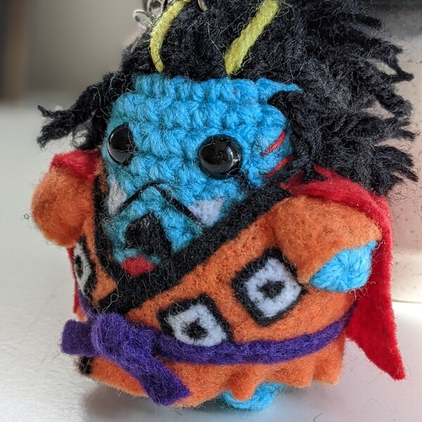Amigurumi Jinbe Keychain - Etsy