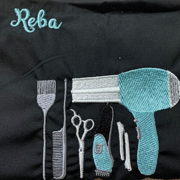 Tools of Trade - Machine Embroidery Design, Hairdresser Tools ...