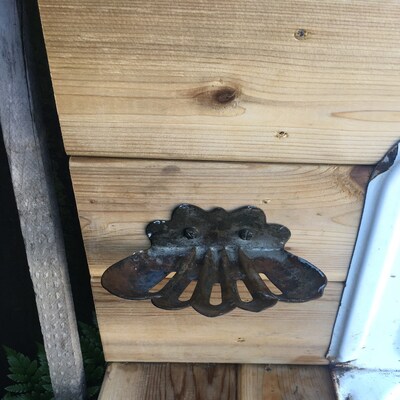 Antique Vintage Small Farmhouse Primitive Door Knob Slide Lock - Etsy