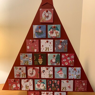 Christmas Tree Advent Calendar - Etsy