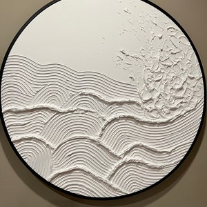 Large Black Circle Abstract Painting Circle Black Abstract Art Black ...