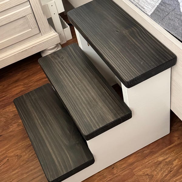 Three Step Stool - Extra Large Step Stool - Etsy