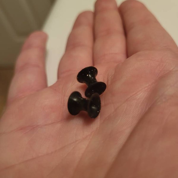 Glitter Black Alien Skinz Soft Silicone Ear Plugs Tunnels Gauges ...
