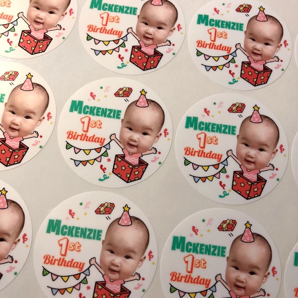 Customized Sticker, Birthday Stickers, Goody Bag Stickers, Thank You ...