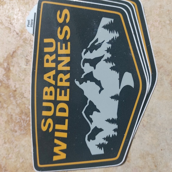 Subaru Wilderness Sticker 4"x 3" Inches - Etsy