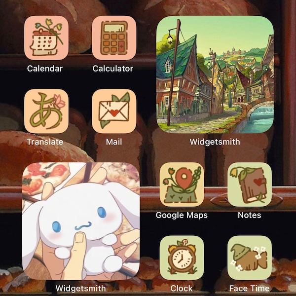 ORIGINAL Cottagecore / Fall Aesthetic App Icons | Hand Drawn | Ios and ...