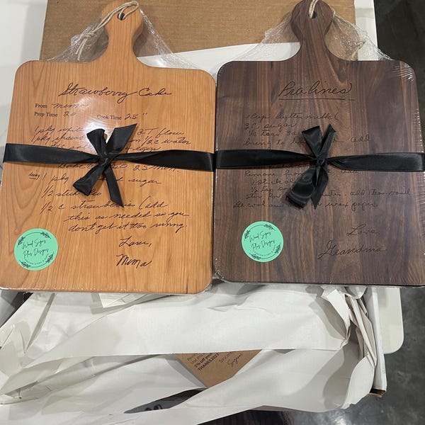 Add-on Items for Engraved Cutting Boards: Display Stand, Premium Gift ...