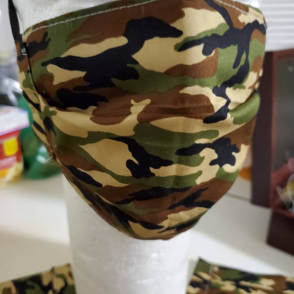 Army Camouflage Print Fabric: 100% Cotton Material, 44”W - by the Yard ...