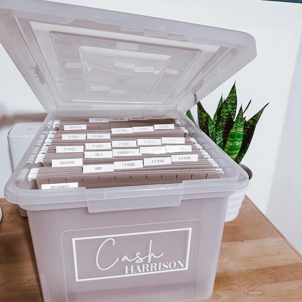 Printable Family Tote Labels- Family File Folder Labels - Family DIY ...