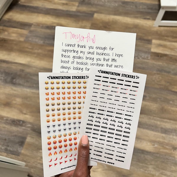 Book Annotation Sticker Sheets | Annotating Books | Annotate | Spicy ...