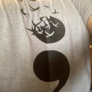 Semicolon Birds Keep on Going My Story is Not Over Bright Days Ahead ...