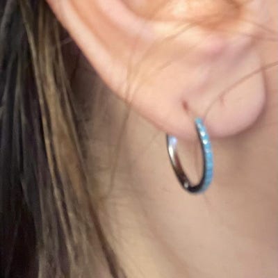 Twist Hoop Earrings, Simple Cartilage Hoop, Helix Hoop, Small Hoops ...