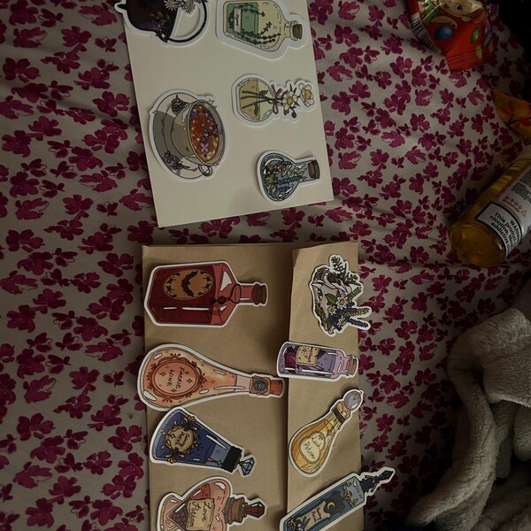 Four Leaf Clover Sticker | Journal Sticker, Scrapbook Sticker ...