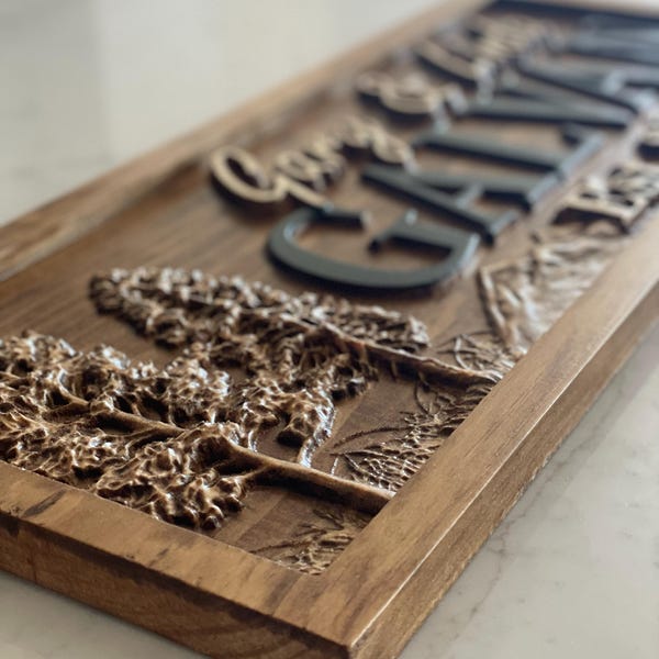 Custom Wood Sign Family Name Sign Last Name Sign Personalized Wedding ...