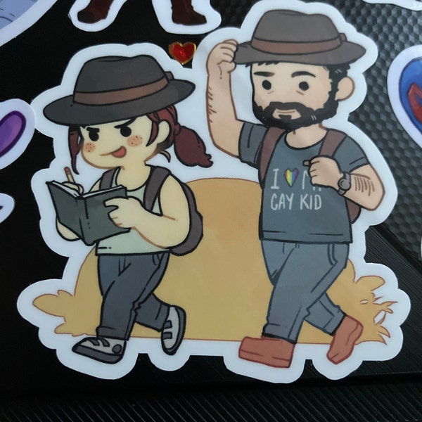 The Last of Us Part 2- TLOU Stickers (joel and Ellie) - Etsy