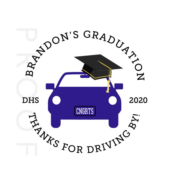 Drive by Graduation Party Favors - Car Parade Graduation Favor Bags ...