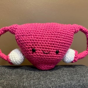 Anatomical Uterus Crochet Pattern PATTERN ONLY Instant DOWNLOAD ...